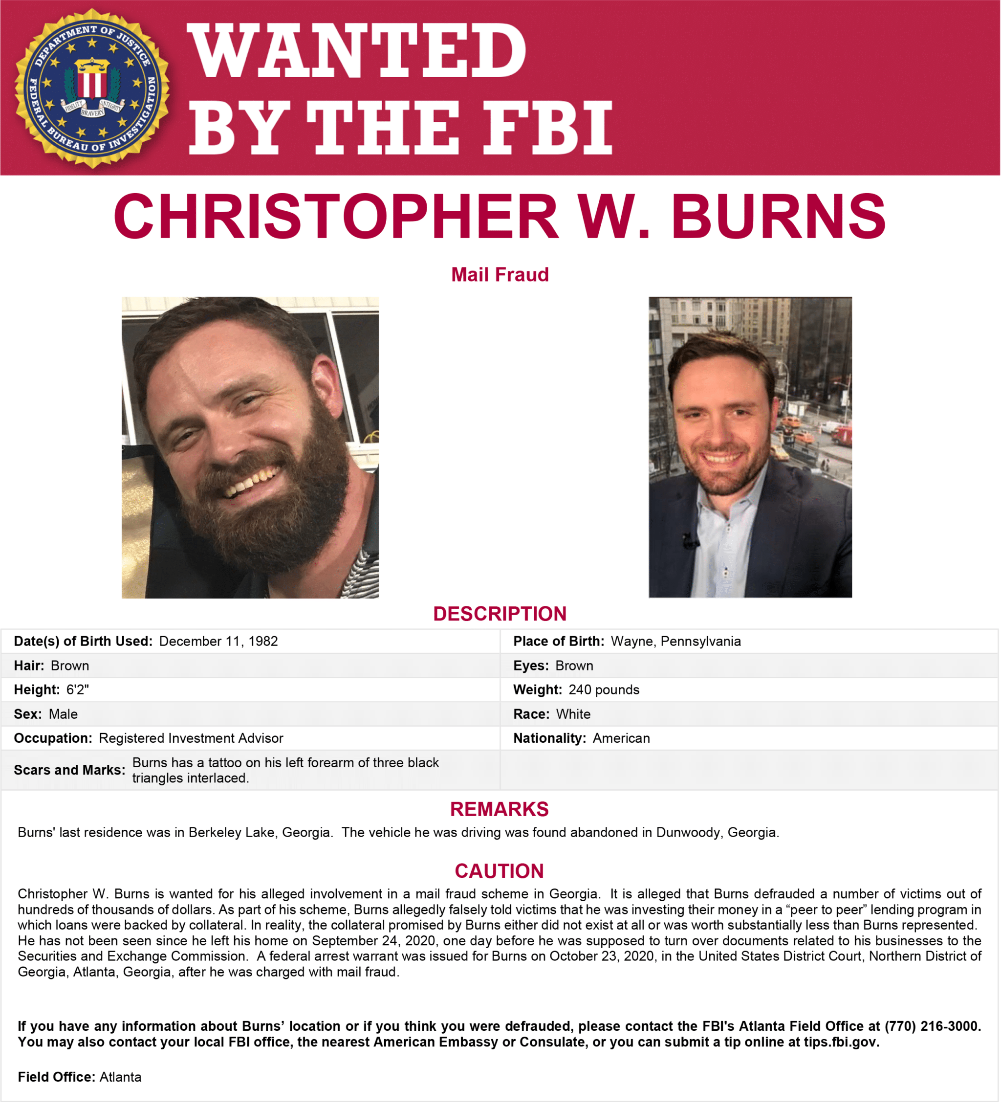 christopher-w-burns-full-poster | The Roys Report