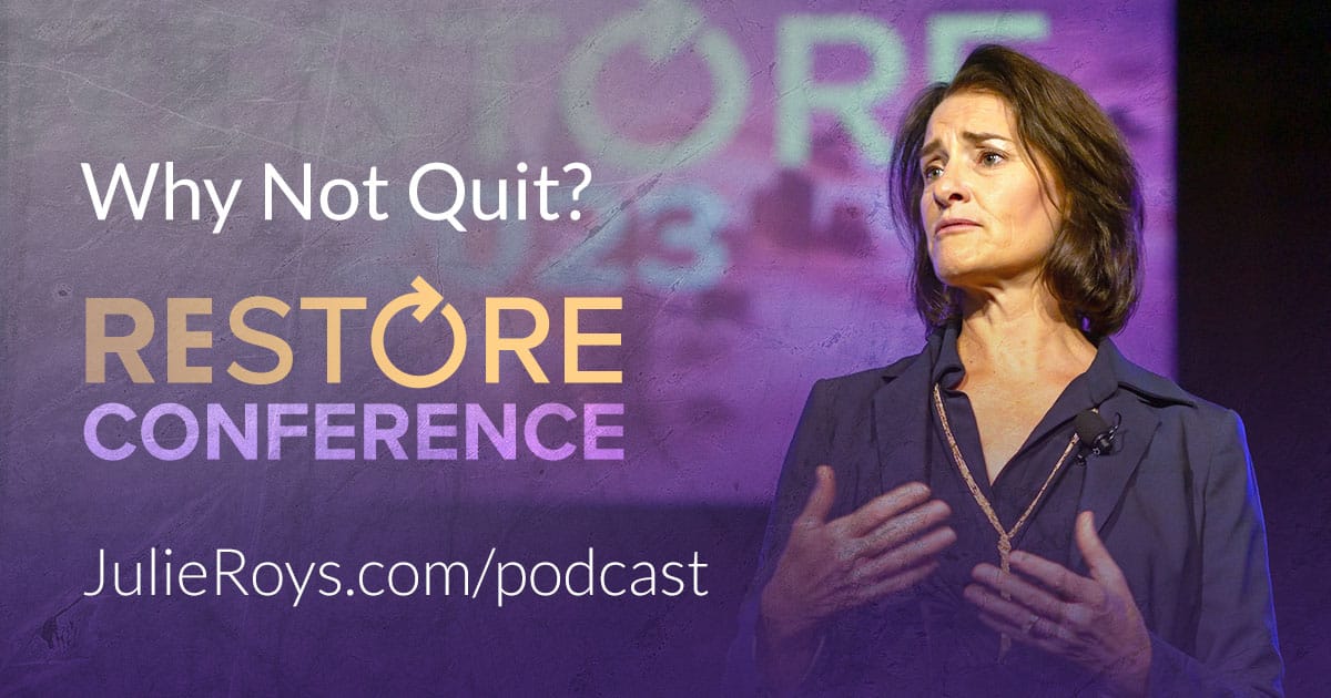 Why Not Quit? | The Roys Report