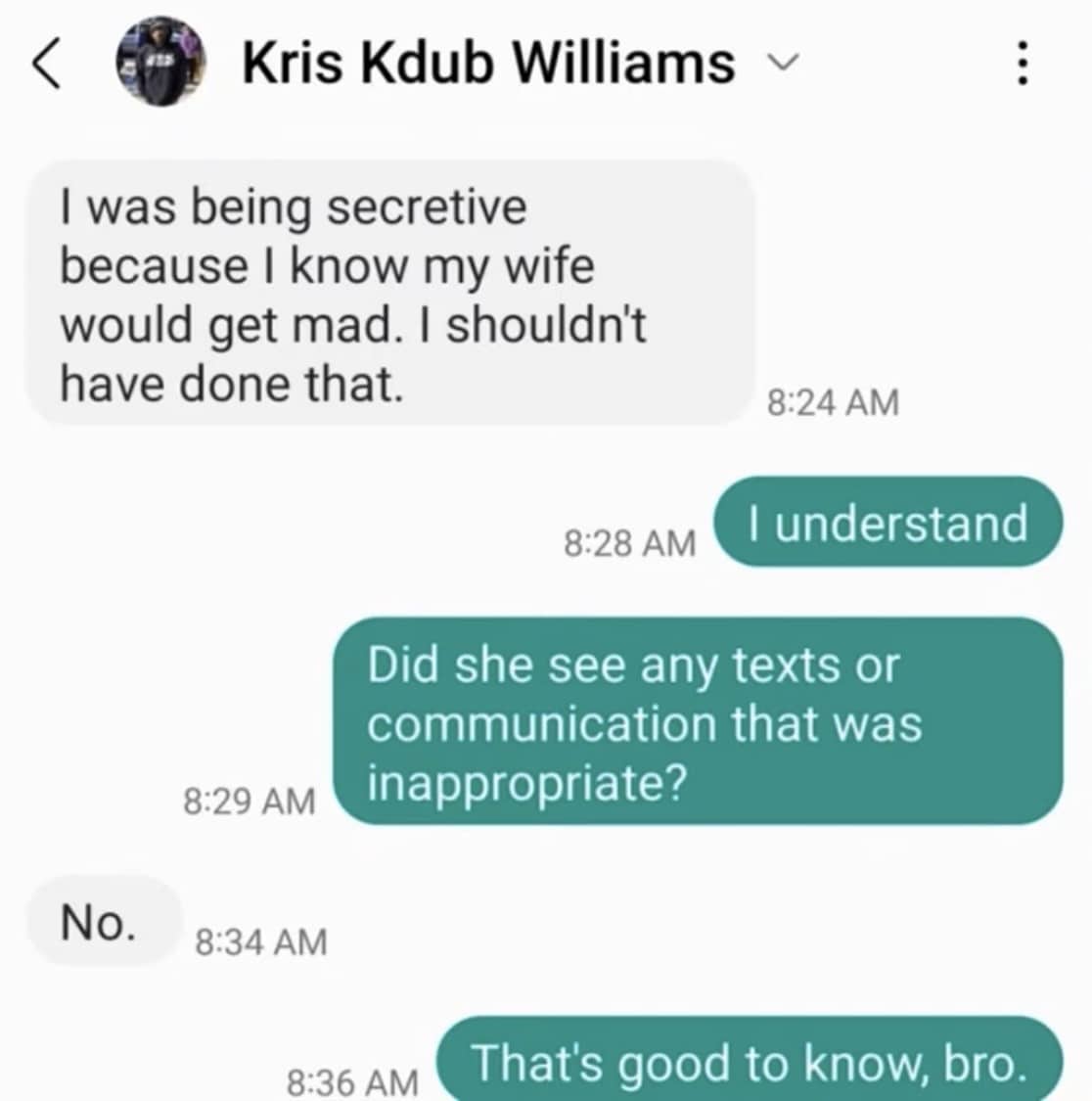 Kris-Williams-Kdub-text | The Roys Report