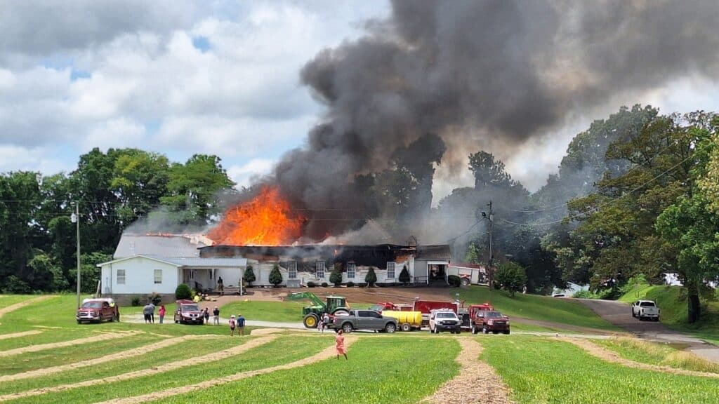 'There Are A Lot of Whys': Fire Destroys Historic TN Baptist Church